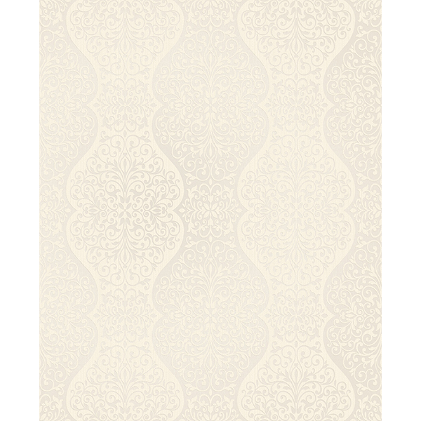 Decorline Cadence Beige Scroll Wallpaper - Walmart.com