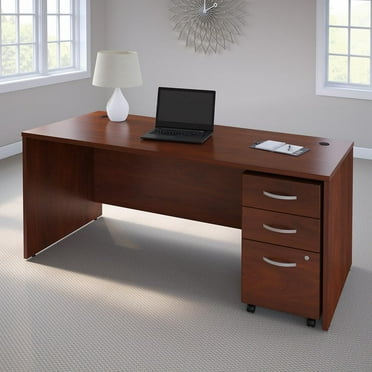 Bush Business Furniture Series C 3-Piece Left-Hand Computer Bow Desk ...