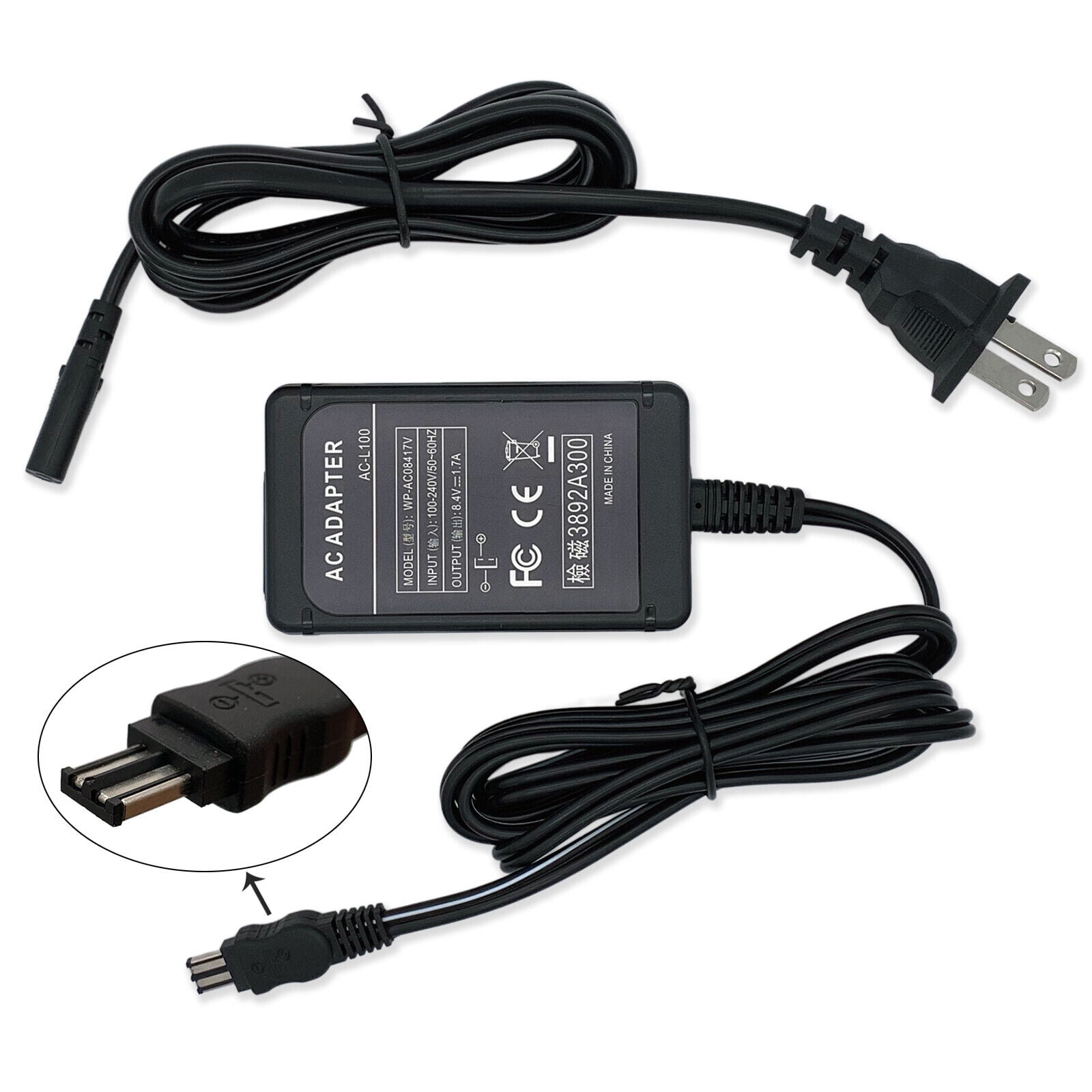 AC Adapter for Sony HandyCam CCD-TRV37 CCD-TRV46 CCD-TRV47 CCD-TRV57 ...