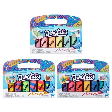 Hasbro HSBE0340 PD: DohVinci: 6-Pack Drawing Com Ast (6) | Walmart Canada