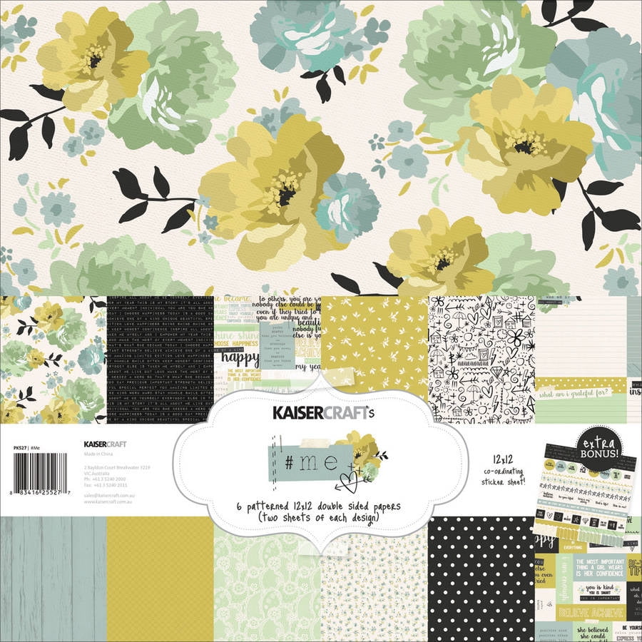 Kaisercraft Paper Pack, 12" x 12", 12pk - Walmart.com - Walmart.com