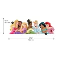 Disney Princesses Peel and Stick Giant Wall Decal with Alphabet ...