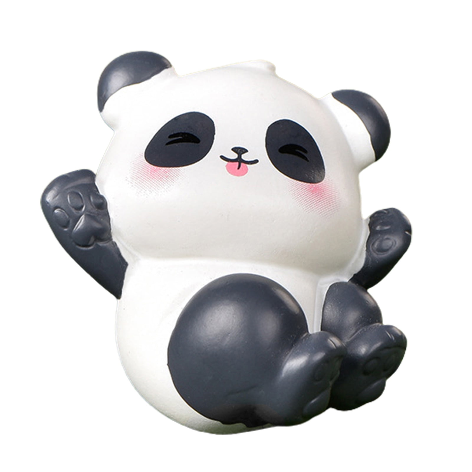 Farfi Delicate Panda Figurine Cartoon Casting Resin Adorable Panda ...