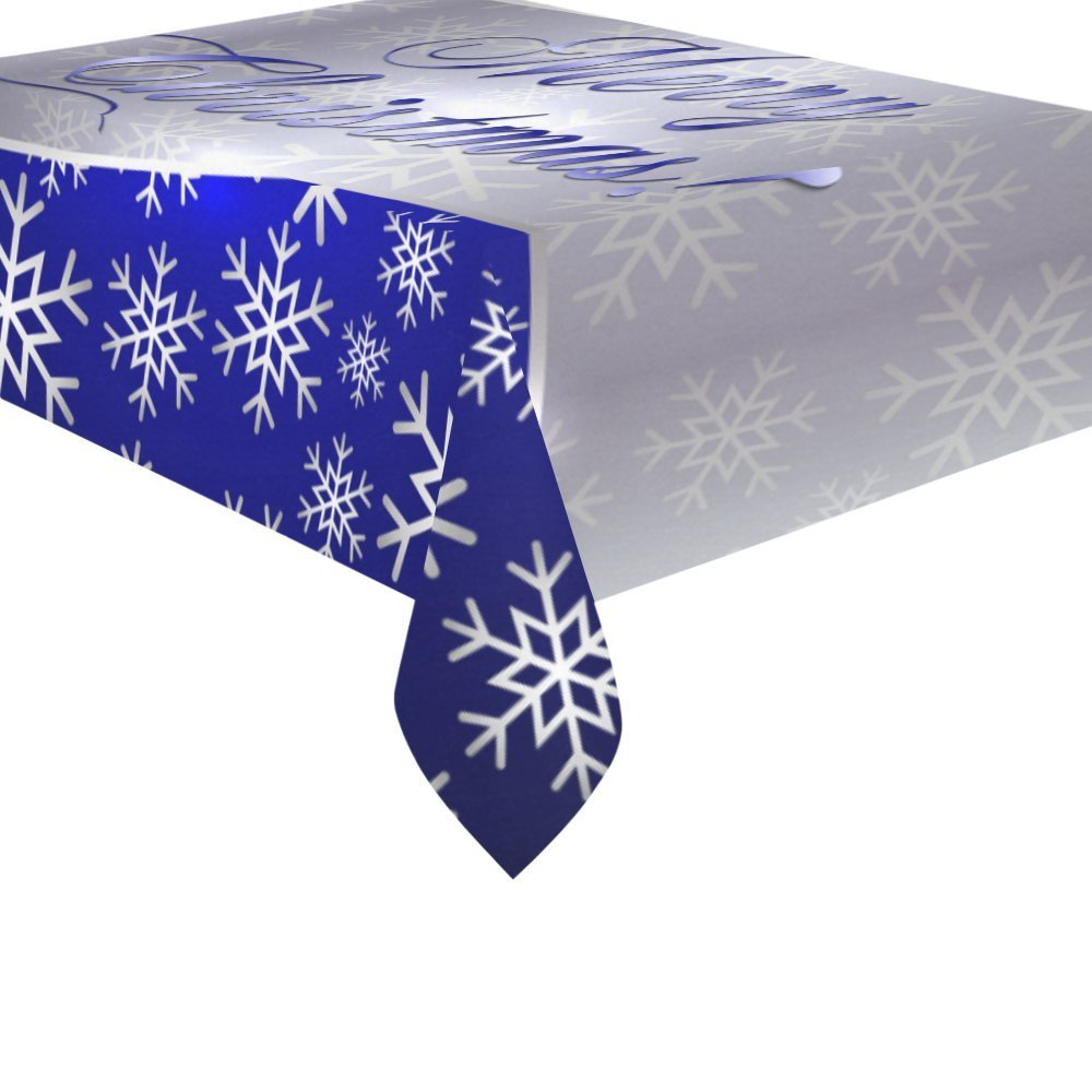 MYPOP Merry Christmas Winter Snowflake Background Cotton Linen ...