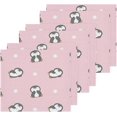 Coolnut Penguin Washcloths Set of 2-12 X 12 Inch, Fast Drying Wash ...