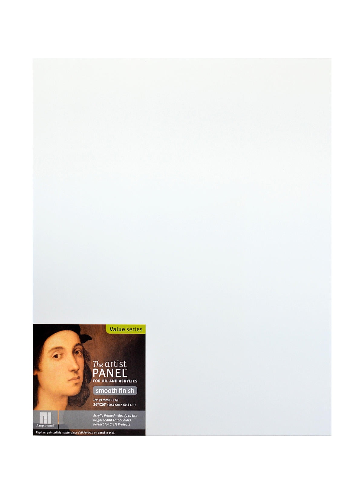 The Artist Panel Primed Smooth Flat Profile 16 in. x 20 in., 1/8 in ...