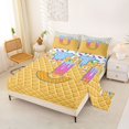 Catabedysis Waffle Print Queen Sheets For Boys,Watercolor Drip Initial ...