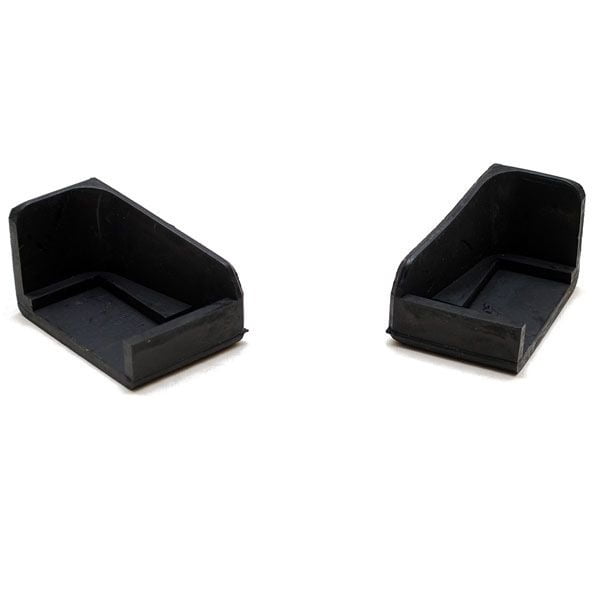 Standard Boat Transom Corner Bracket | Cap Black Plastic (Set of 2 ...