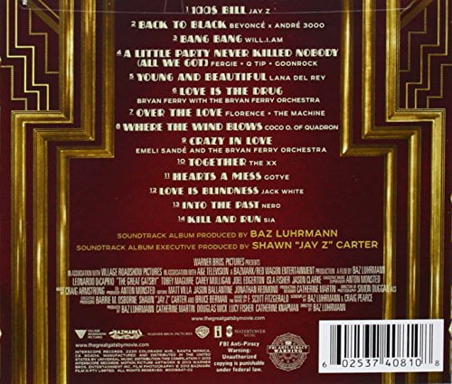The Great Gatsby Album Cover