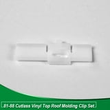 Roof Molding Trim Clips Fit for Cutlass 1981-1988,Vinyl Top Roof ...