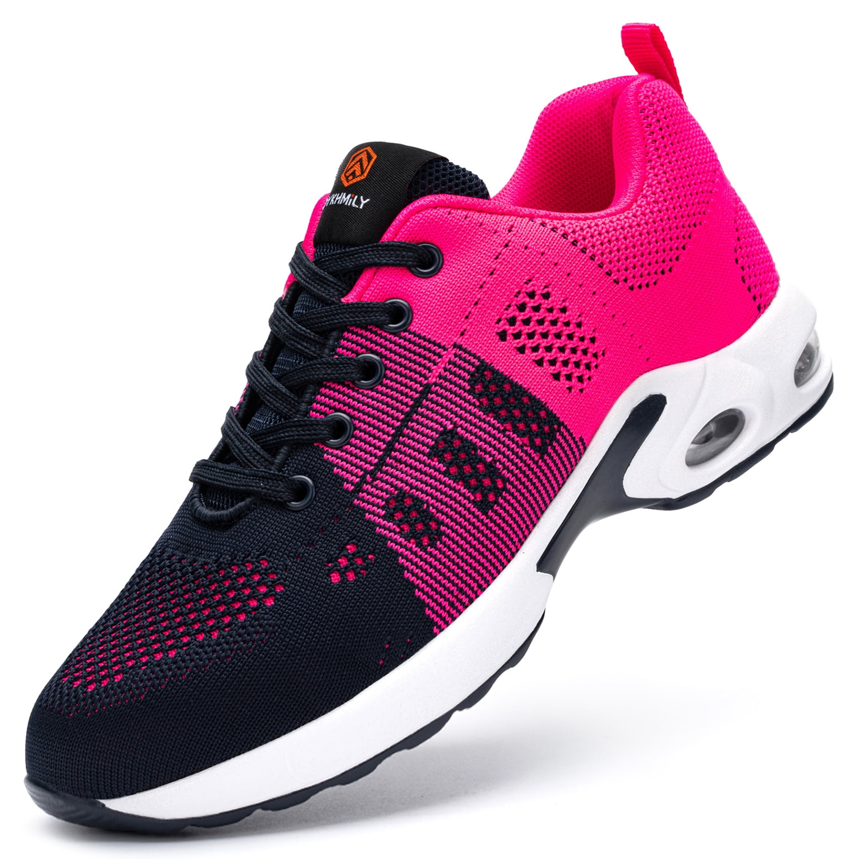 DYKHMILY Steel Toe Shoes For Women Air Cushion Lightweight Work Shoes