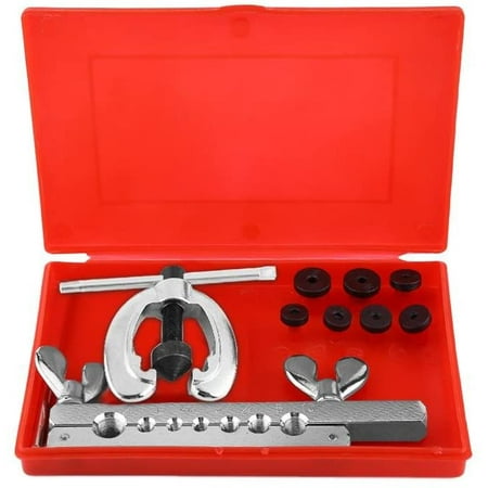 Tube Flaring Kit, 9pcs Pipe Flaring Tool Kit Tube Repair Flare Includes ...