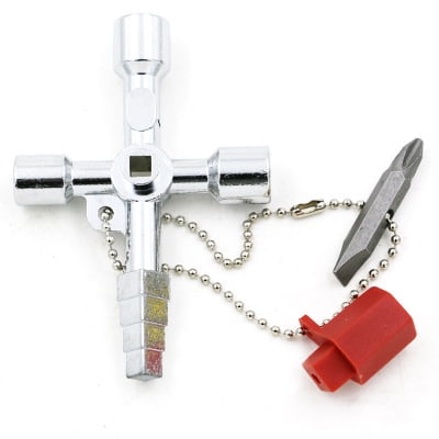 HUACA Universal Cross Key, Convenient 4-way Multi-function Key, Silver ...