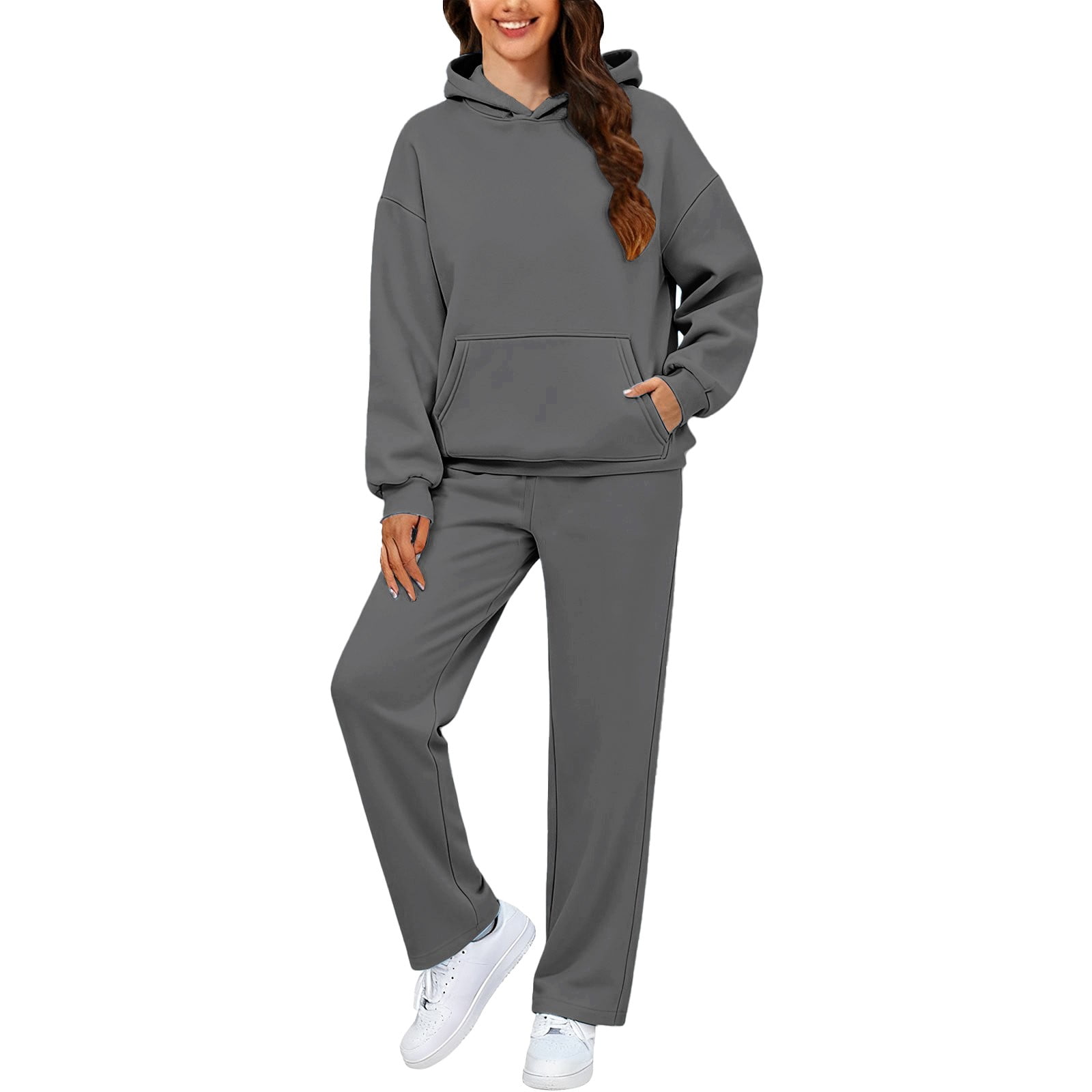 Click here for Dndif Womens Solid Color Hooded Sweatsuit Set  Sof... prices