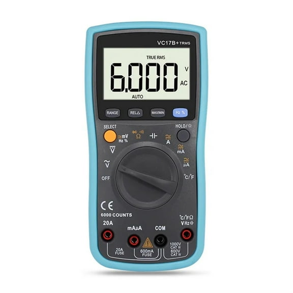 Digital Clamp Multimeter Current Meter Continuity Test With Buzzer ...