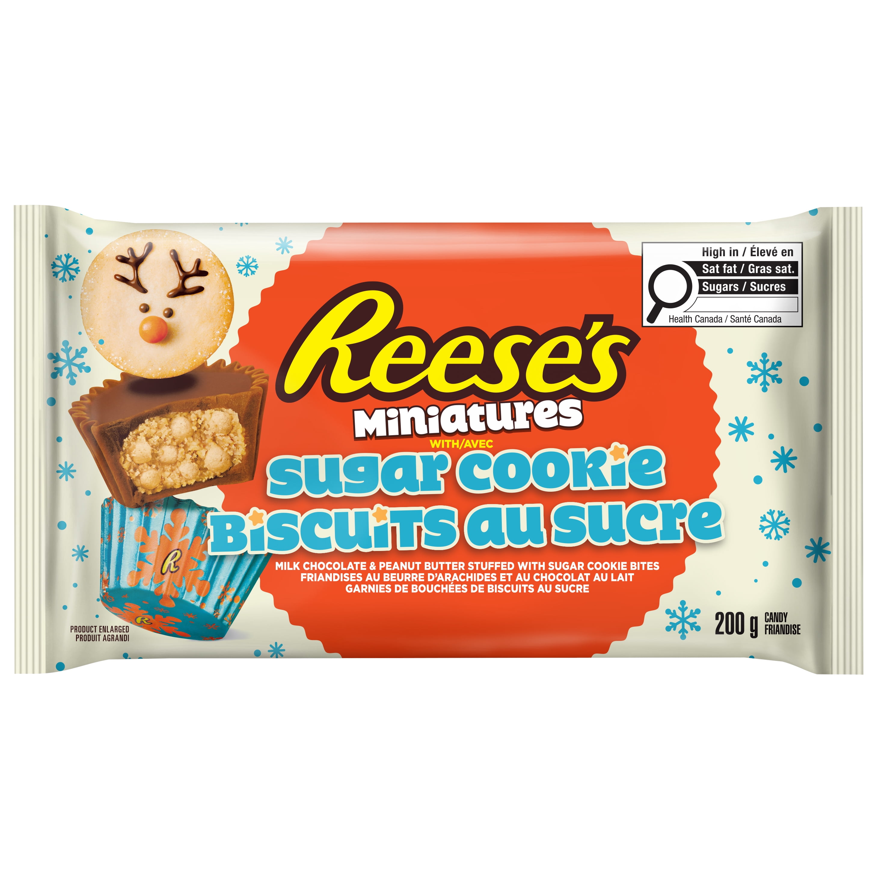 Reese's Miniatures Sugar Cookie 200g, 21pk, Reese's Minis Sugar Cookie ...
