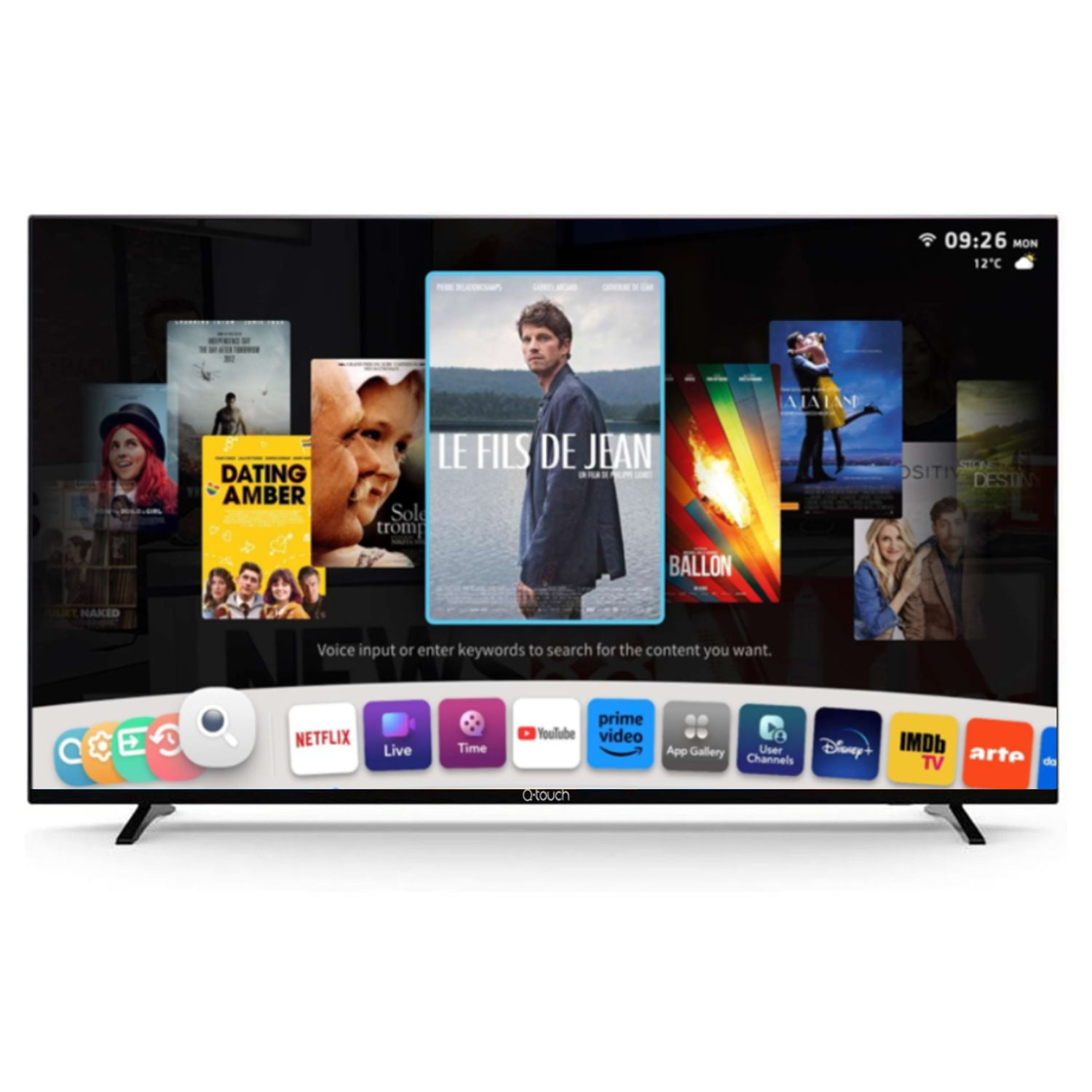 Smart TV Q-touch - Pantalla LED Smart HD de 32 Sistema Whale Os Dolby Audio 60 Hz | Bodega ...