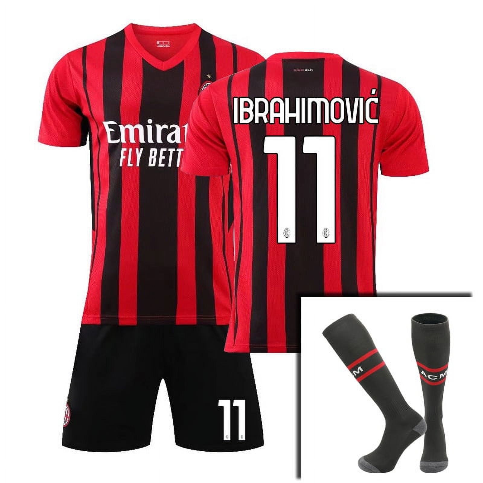 Click here for Elizabeth 2122ac Milan Home Jersey No. 11 Ibrahimo... prices