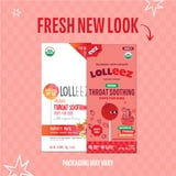 Lolleez Organic Throat Soothing Pops for Kids, Variety Pack, 10 Count ...
