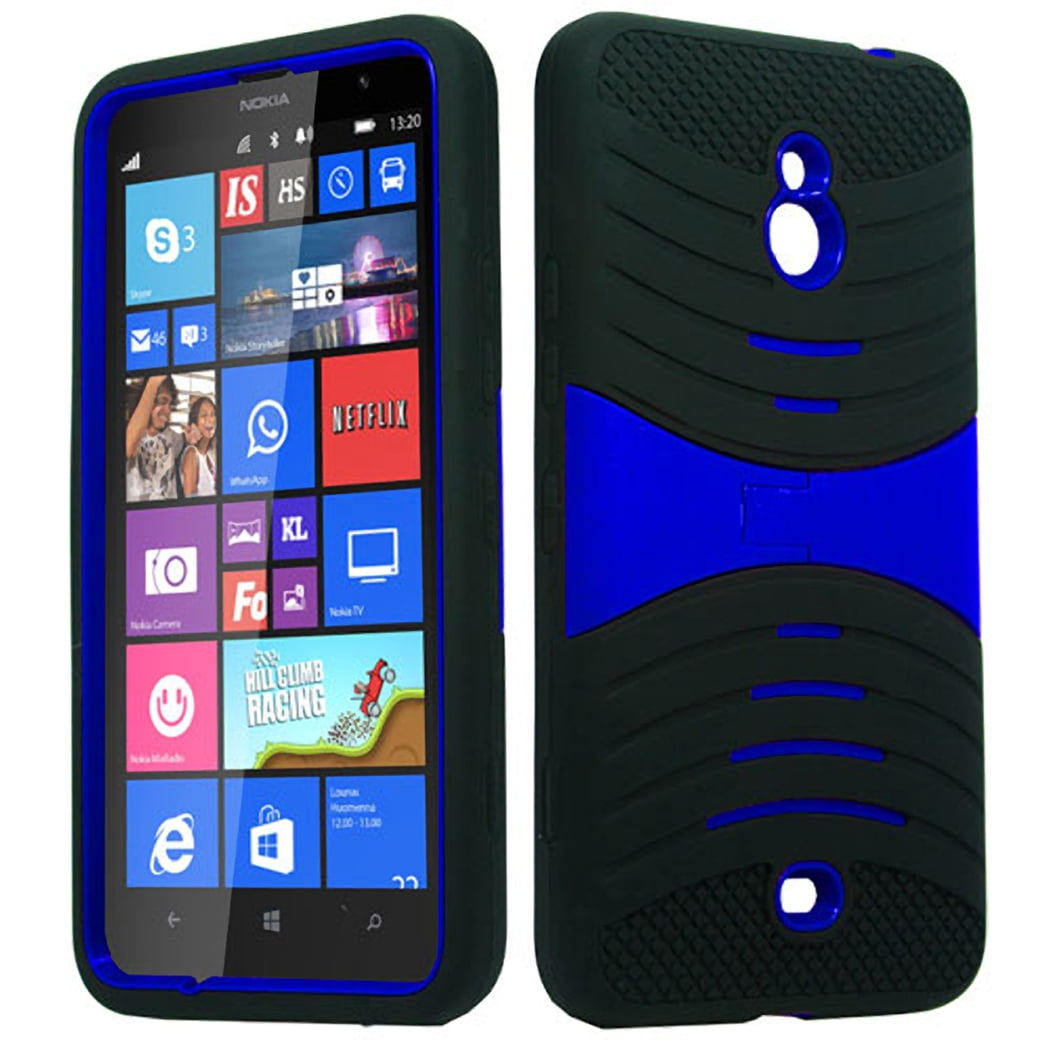 (XXL) Nokia Lumia 1320 Armor Case w/ Stand Blue - Walmart.com