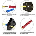 Professional Butt Connectors Assortment Kit, 200 Pieces Straight Splice ...