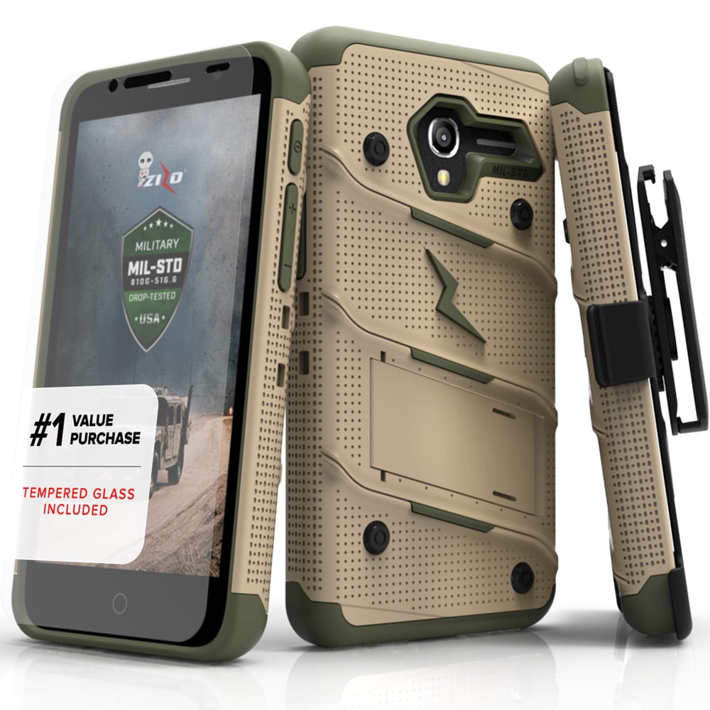Alcatel TRU Case, Zizo [Bolt Series] w/ FREE [Alcatel TRU Screen ...