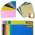Building Blocks Baseplate 32*32 16x32 Dots Double Sided Base Plate ...
