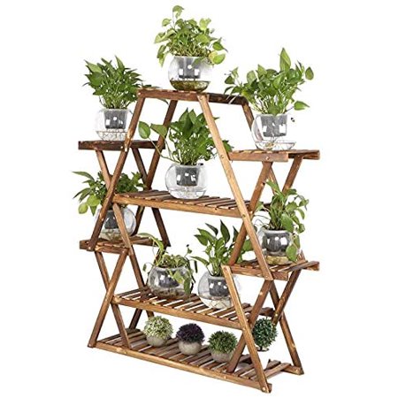 Flower 6 Layer Rack ood Stand Potted Flower Multiple Pot Display Rack ...