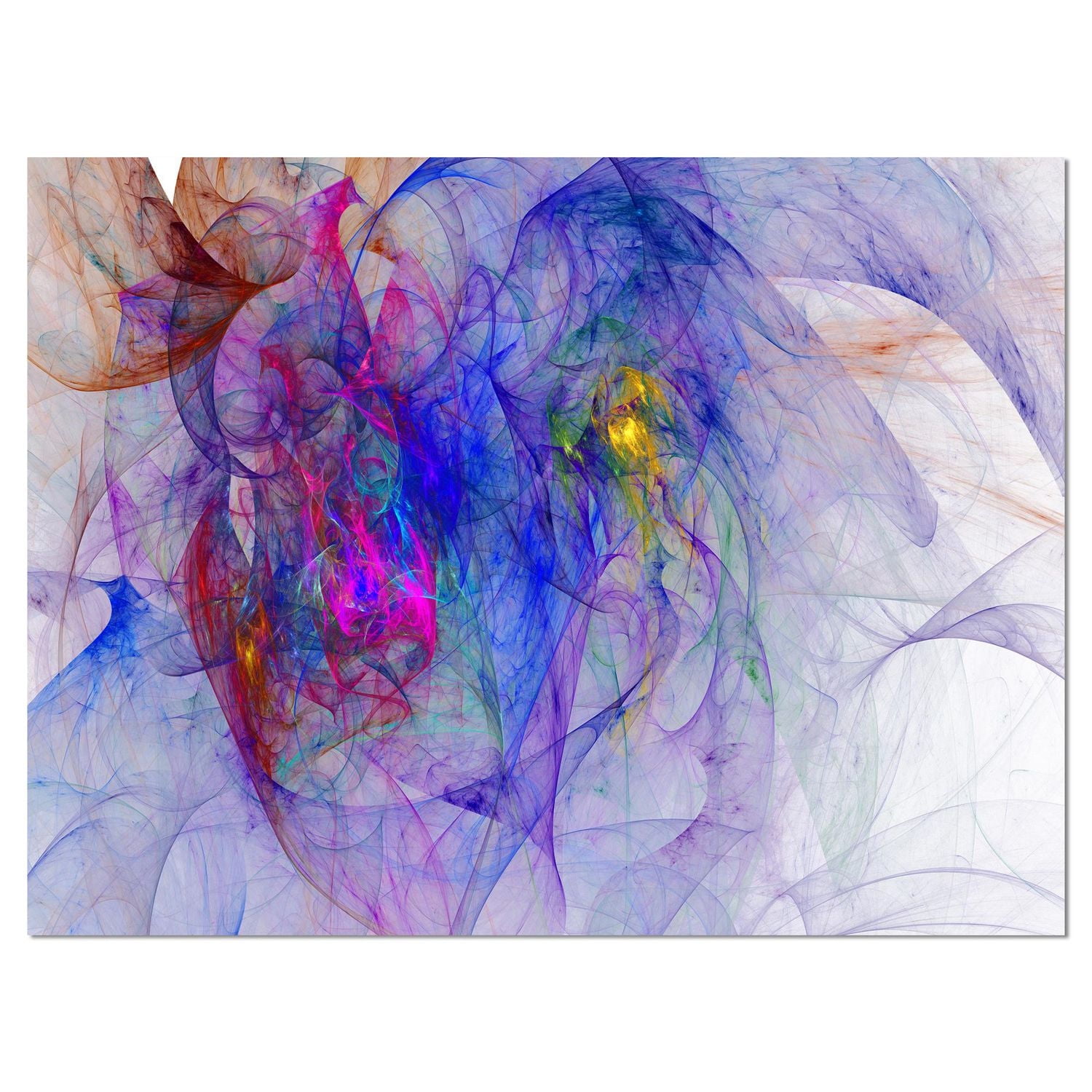 Click here for Designart Blue Mystic Psychedelic Texture Canvas W... prices