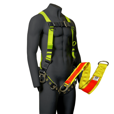 AFP Universal Full-Body Fall Protection Safety Harness with Dorsal D ...