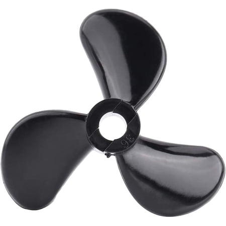 CW CCW Boat Propellers, 1 Pair RC 3 Blades Outboard Propellers Remote ...