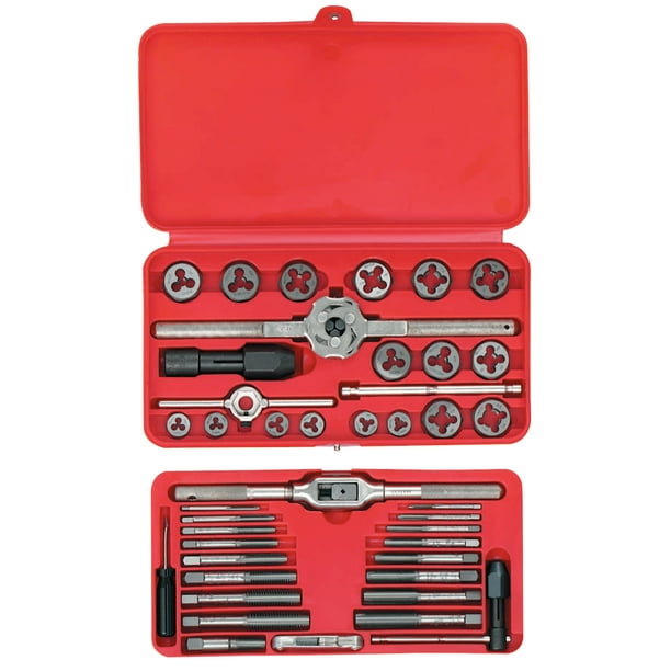 Irwin Hanson 41-pc Machine Screw / Fractional Tap & Hex Die Set ...