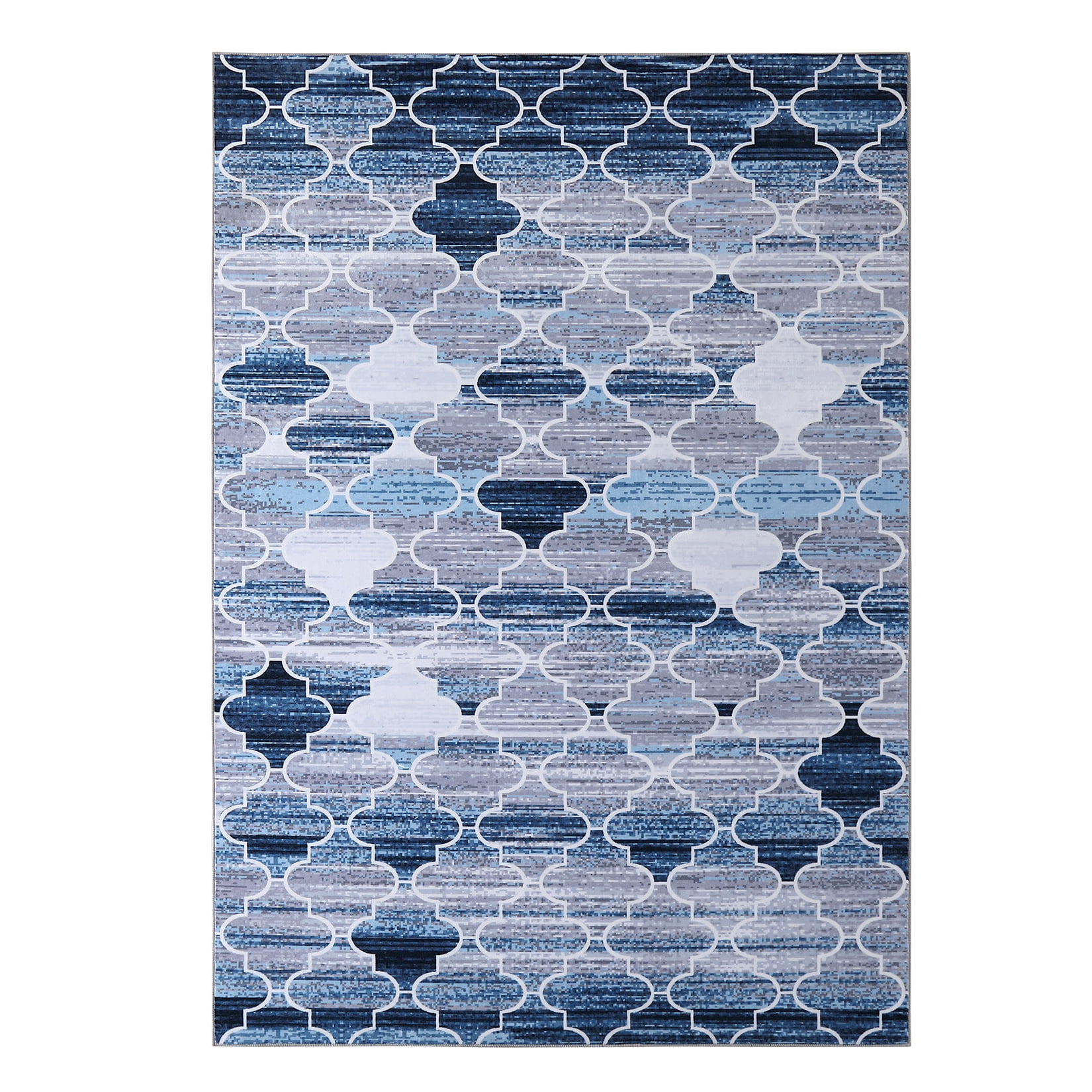 Haperlare Boho Area Rug 4x6 Feet Rectangle Floorcover Geometric Ogee ...