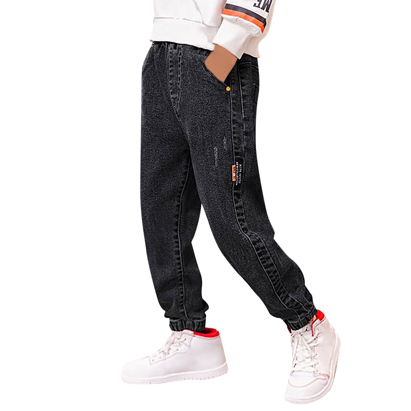 Click here for Ediodpoh Boys Wide Leg Jeans Loose Fit Denim Vinta... prices