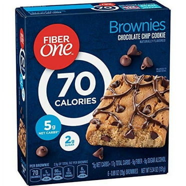 Fiber One Soft-Baked Cookies, Chocolate Chunk, 6.6 oz , 6 ct - Walmart.com