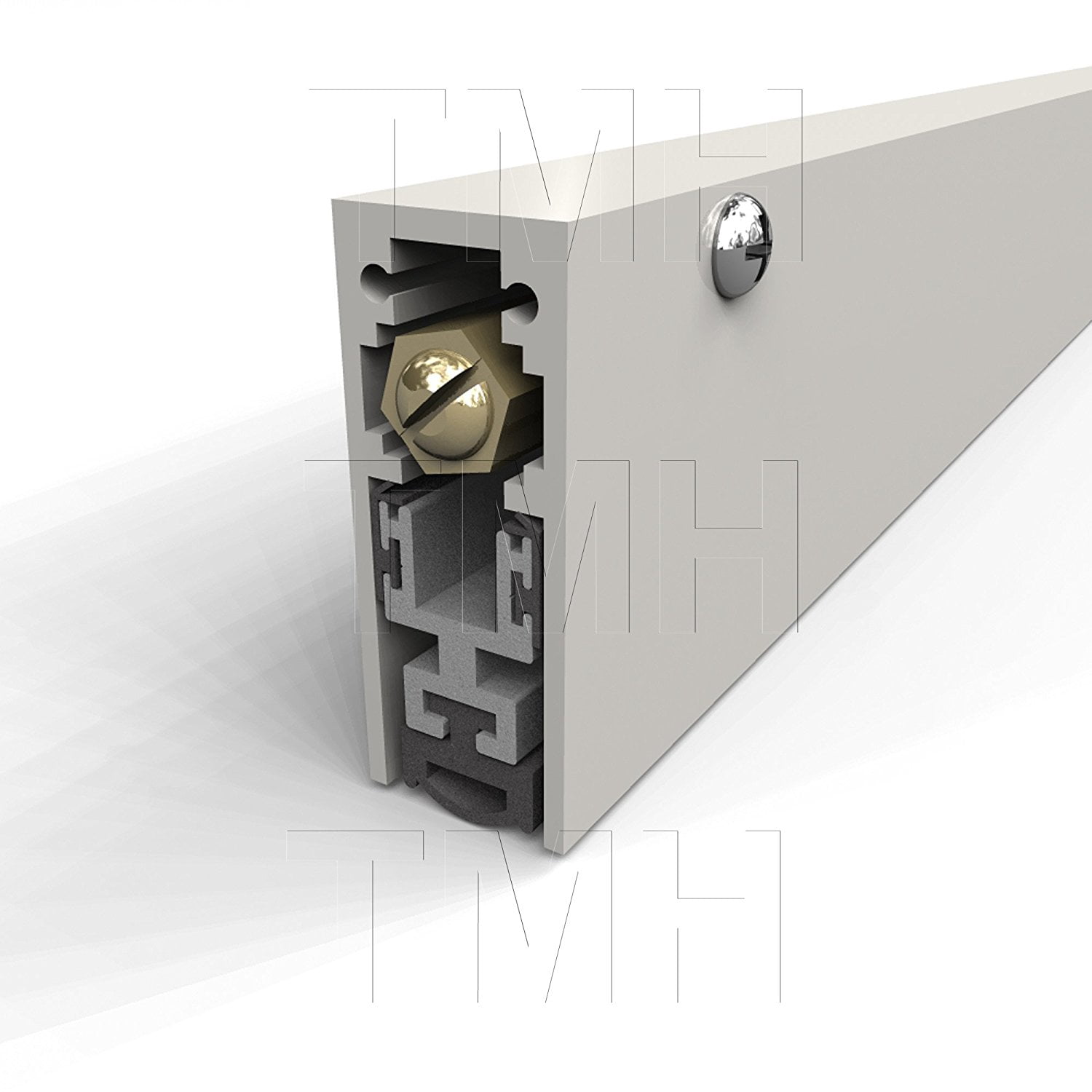 Automatic Door Bottom, Regular Duty, Surface Mounted, with Neoprene ...