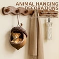 Acrylic Forest Animal Acorn Hanging Ornaments, Pine Cone Tiger ...