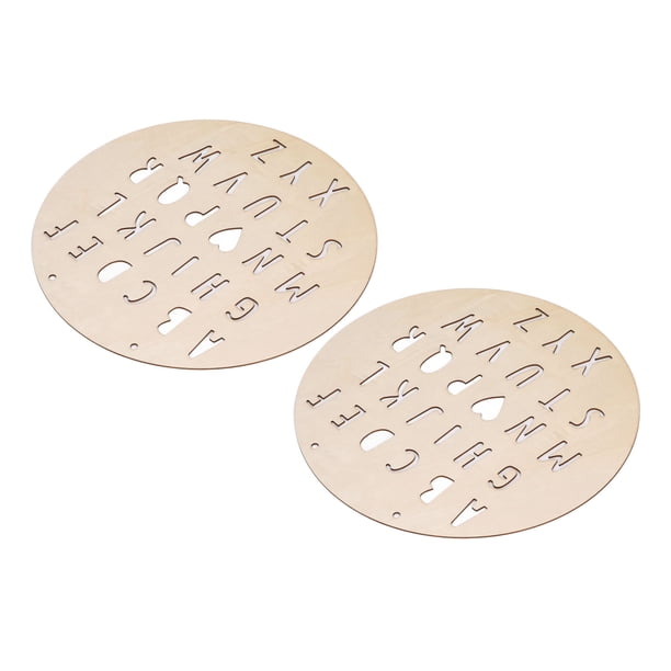 Hanging Wood Signs, Fun DIY Density Board PU Wood Signboard Round Shape ...