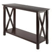 Linon Titian Wood One Drawer Console Table in Brown - Walmart.com