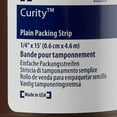 Curity Plain Packing Strip, Sterile, Wound Packing Strip, 1/4 in x 5 ...