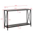 Free Shipping! Veryke Narrow Console Table, 2 Layers Sofa Table, Iron ... Free Shipping! Veryke Narrow Console Table, 2 Layers Sofa Table, Iron ...