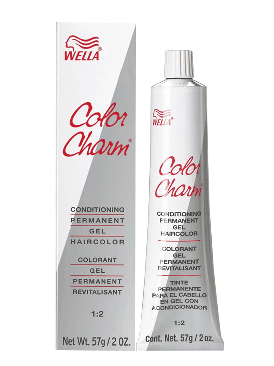 Wella COLOR CHARM Permanent Gel Hair Color 1:2 On Sale 2oz (810/7R ...