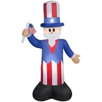 Gemmy Airblown Inflatable Patriotic Mickey Mouse, 3.5 ft Tall, White ...