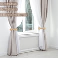 2PCS Curtain Tiebacks, Twist Weave Drapery Holdbacks Window Drape ...