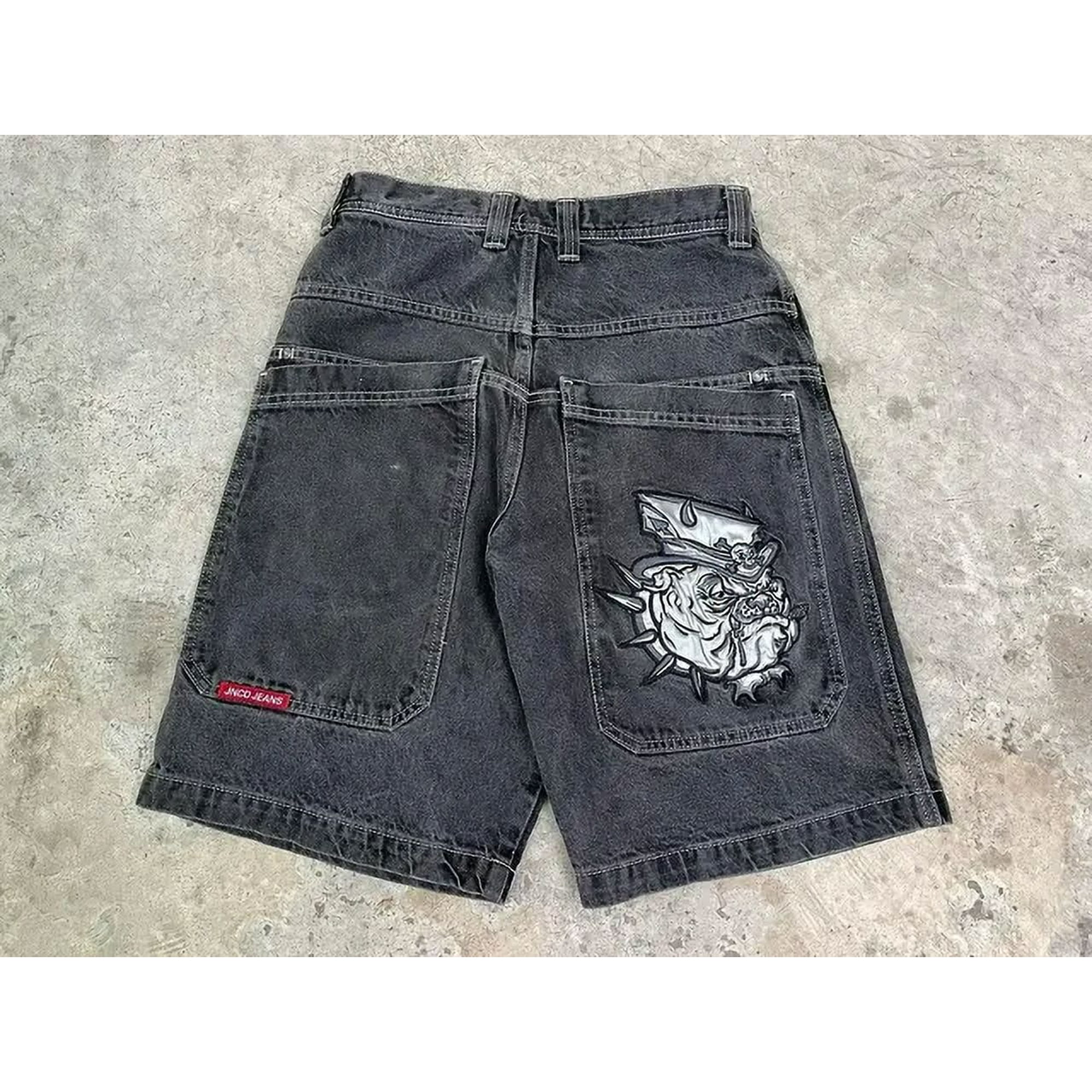 Click here for Lisheng 2024 New Summer Print Jnco Shorts Y2k Hip... prices
