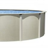 Lake Effect Pools Impressions 12' x 18' Oval 48" Resin Protected Steel ...