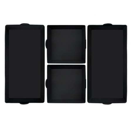 Peggybuy 1/4pcs Oven Compartment Baking Pan Silicone Microwave Divider ...