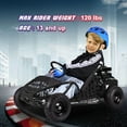 Gas Powered Go Kart for Kids, 79cc 2.5HP 4-Stroke Off Road Go Kart ...