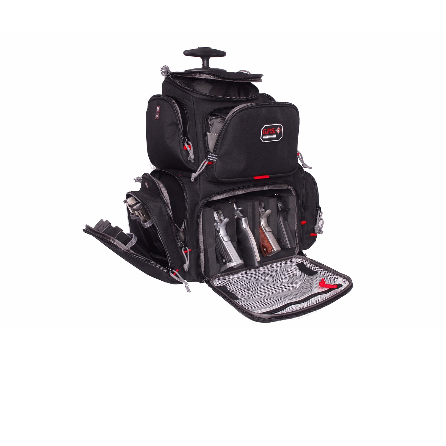 GPS Rolling Handgunner Range Backpack Black - Walmart.com