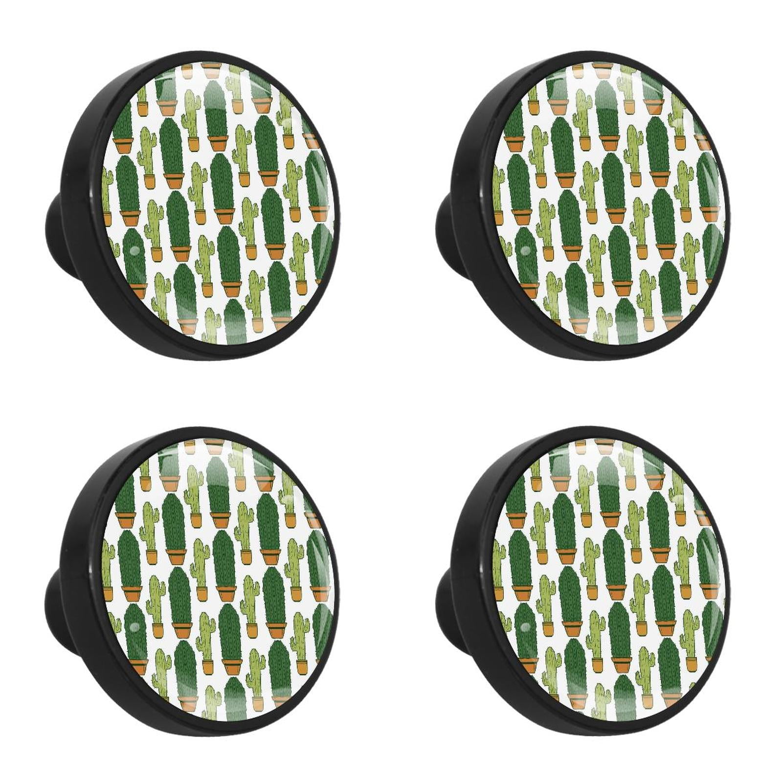 4 Pcs Cactus Knobs for Kitchen Cabinet Cupboard Dresser Bookcase Drawer ...